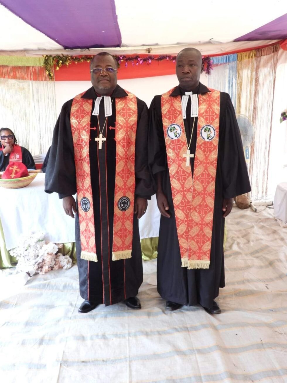 The Rt. Rev. Dr. Fonki Samuel Forba institutes and induct the Moderator ...